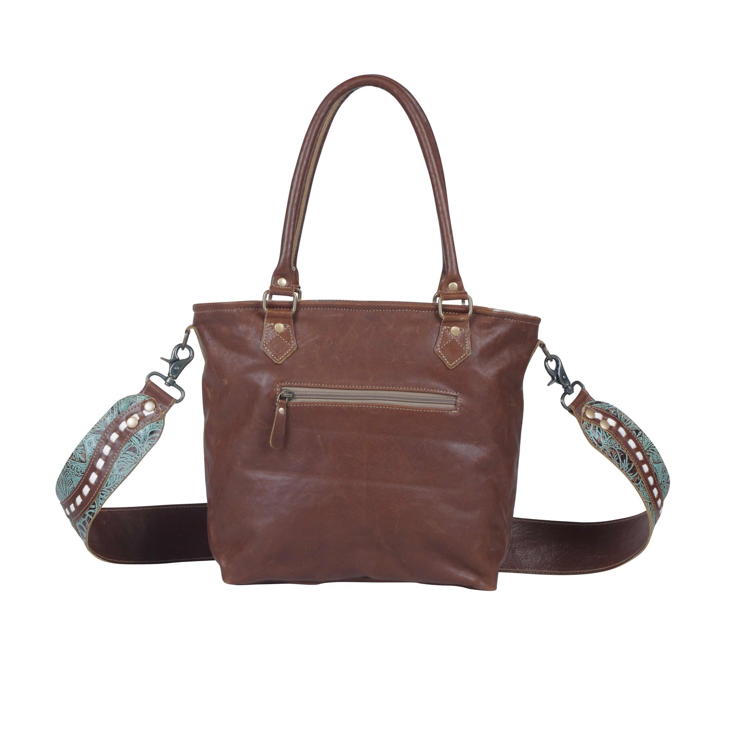 Azure Leather Bag – Bold Azure Design & Comfortable Leather Strap