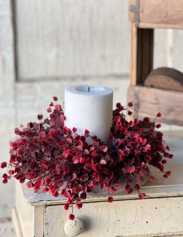 Ruby Red Candle Ring